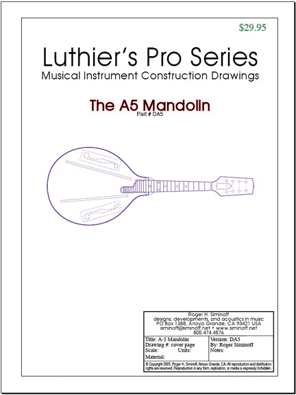 A5 mandolin blueprint drawings | constructing an A5 mandolin – Straight ...